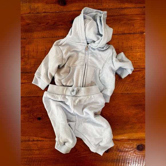 Ralph Lauren | Matching Sets | Ralph Lauren Baby Blue Jogging Suit 3m ...